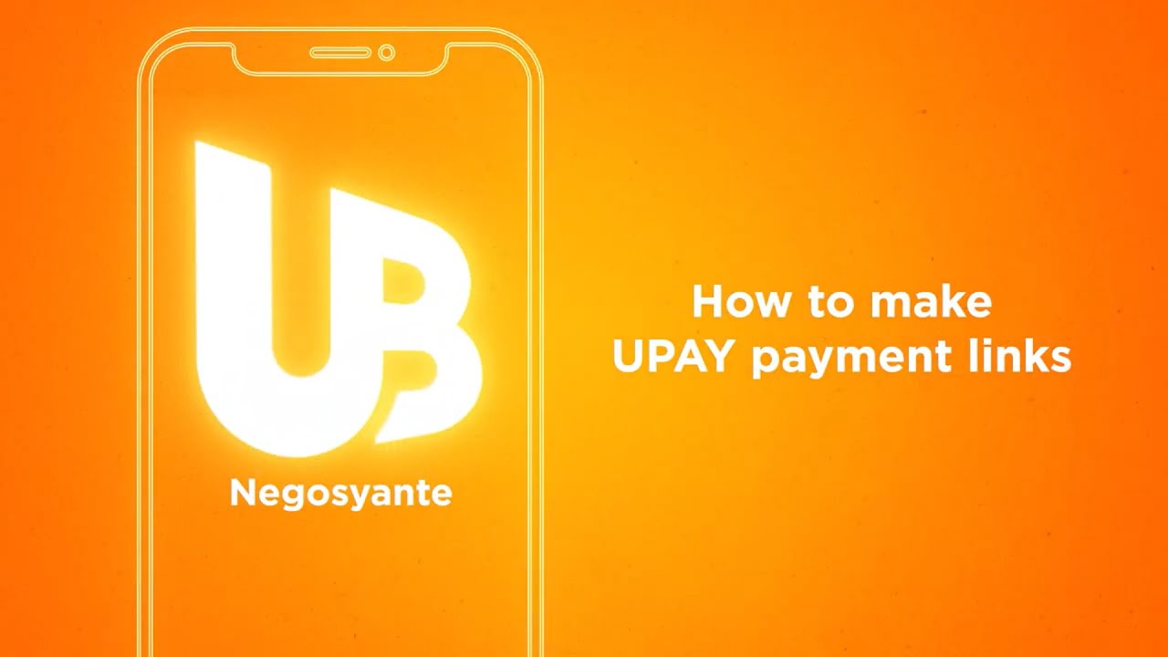 How to Make UPAY Payment Links & QRPH Codes Via UB Negosyante - YouTube