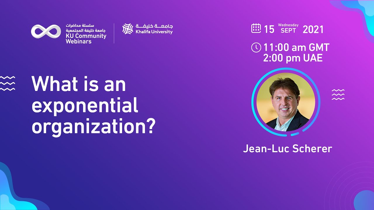 What is an exponential organization? by Jean-Luc Scherer - YouTube