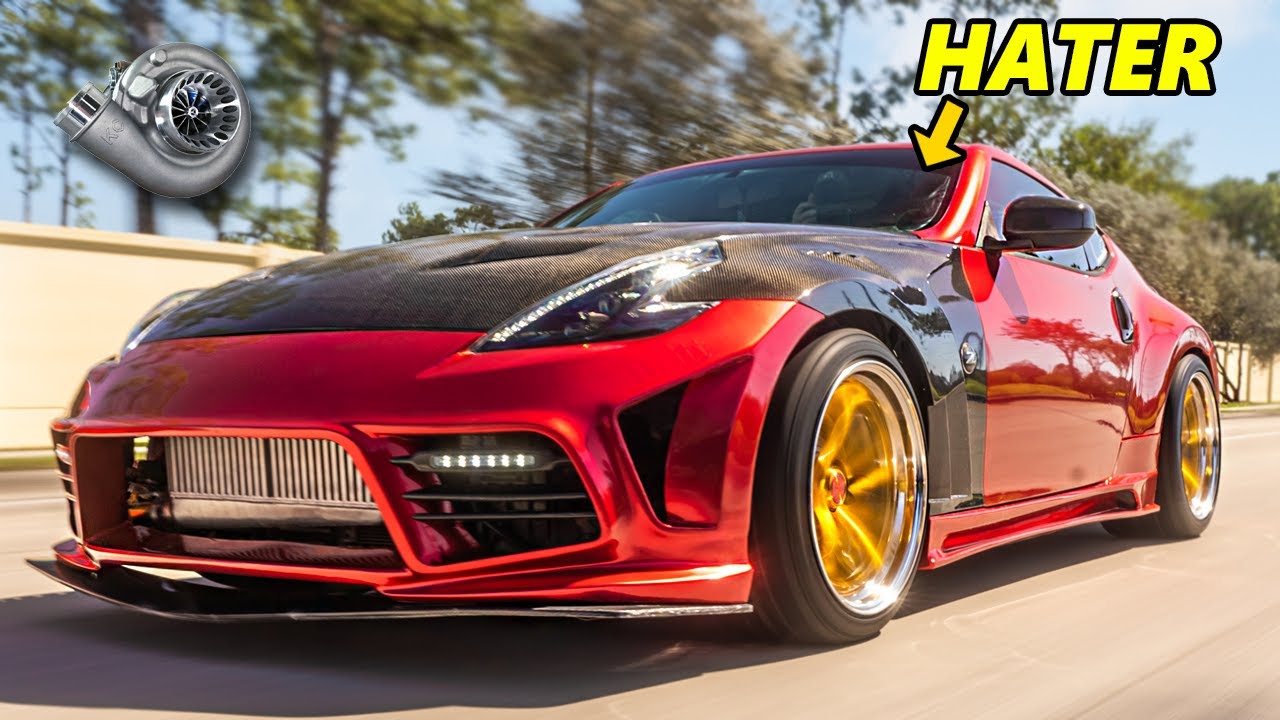 TOP SPEED TURBO 370z REACTION!! *Crazy Turbo Spool* - YouTube