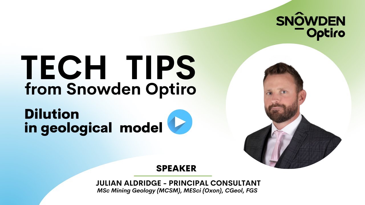 TECH TIPS - Dilution in geological model - by Julian Aldridge - Snowden ...