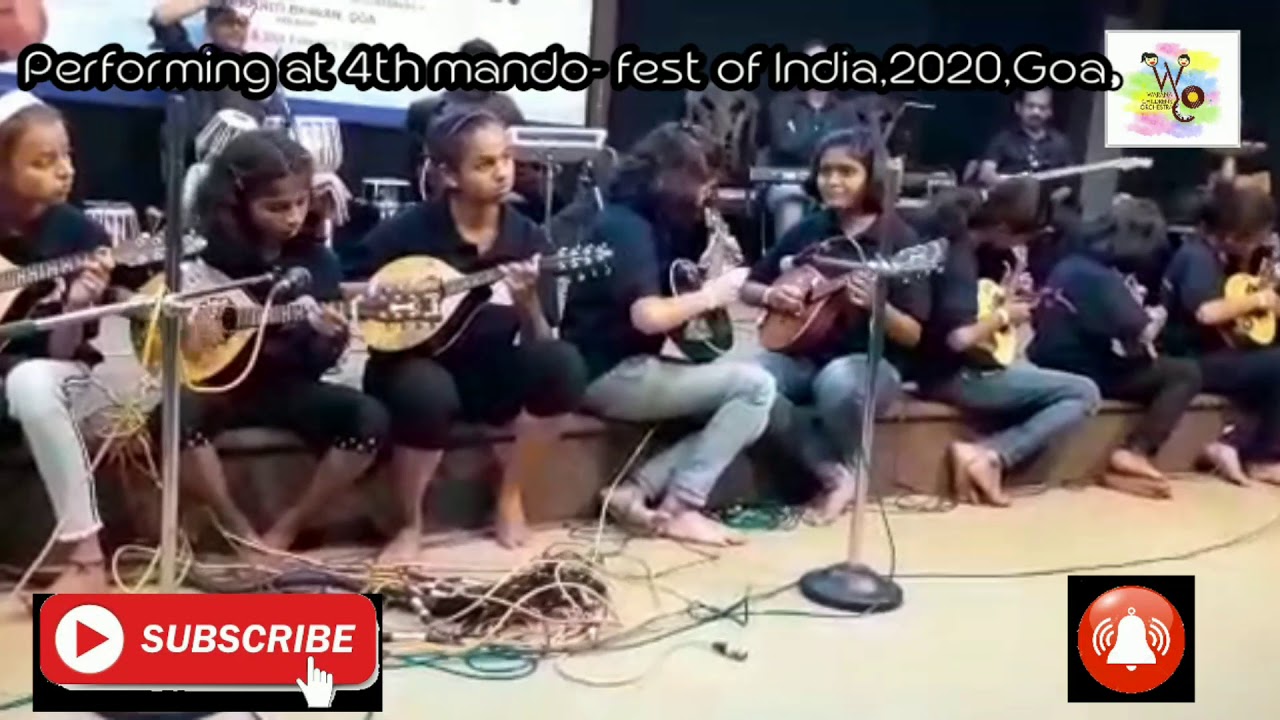 Children's performing at mando-fest , Goa, India.2020 - YouTube