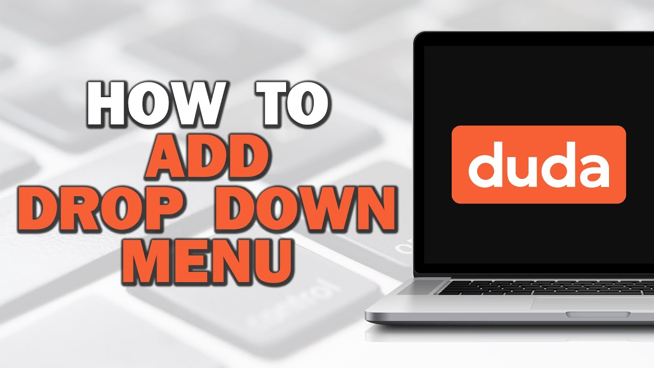 How To Add Drop Down Menu In Duda Website (Easiest Way) - YouTube