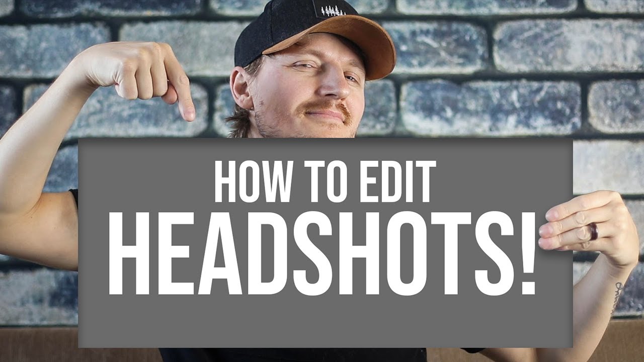 PHOTOSHOP - HOW TO EDIT ACTOR HEADSHOTS - YouTube