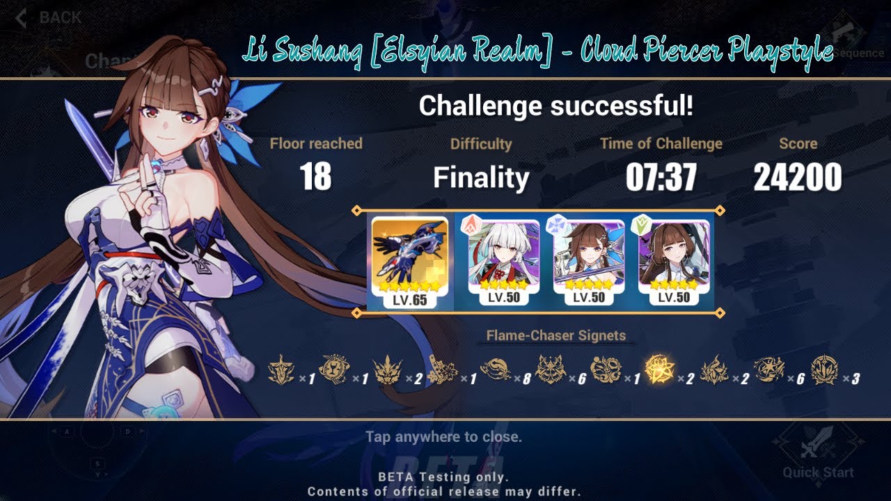 [Honkai Impact 3] Li Sushang Elysian Realm - Cloud Piercer Playstyle ...