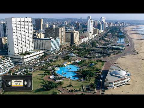 Durban in 1993: A Stunning Helicopter Tour Above the Golden Mile - YouTube