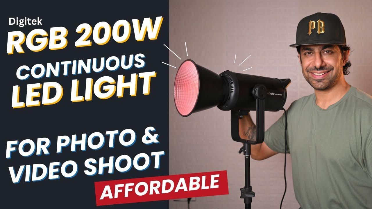 Budget-Friendly Continuous Light: Introducing The 200W Light RGB ...