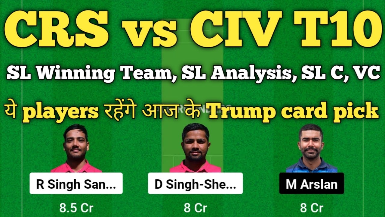 crs vs civ dream11 prediction.crs vs civ player stats.crs vs civ t10 ...