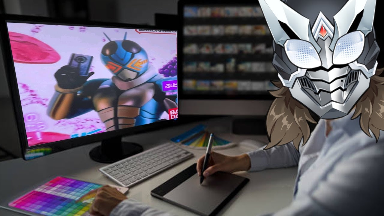 Speedrun Drawing Kamen Rider Gotchard Ril or Fek - YouTube