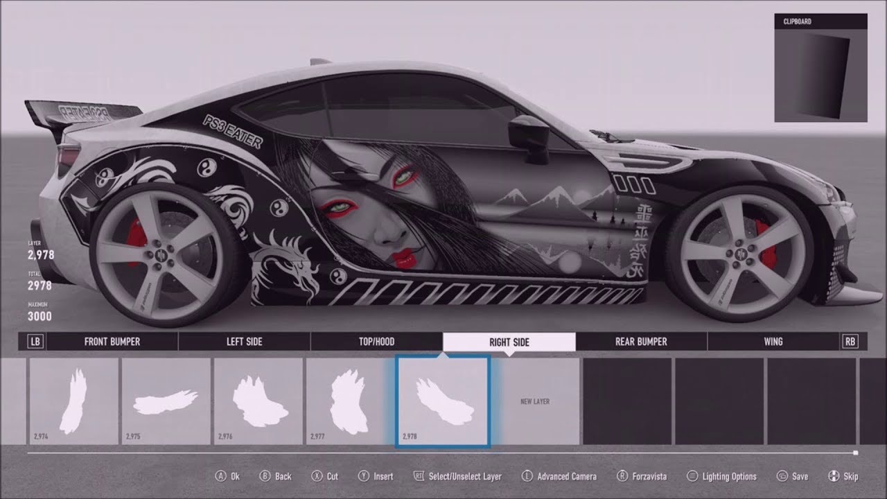 2978 layer geisha themed BRZ speed art Forza 7 - YouTube