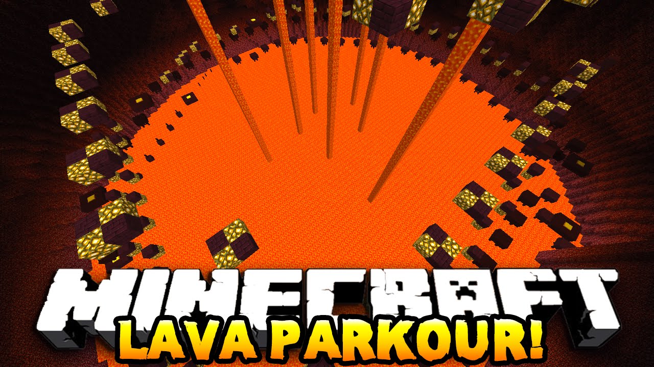 Minecraft LAVA PARKOUR! (Custom Parkour Map!) #1 w/PrestonPlayz ...