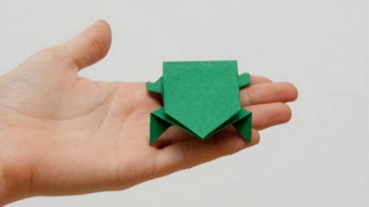 How To Make Paper Frog// How to make frog - YouTube