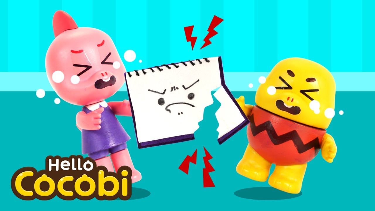 Don’t Fight😡 Say Sorry Song | Cocobi Kids Songs & Nursery Rhymes ...