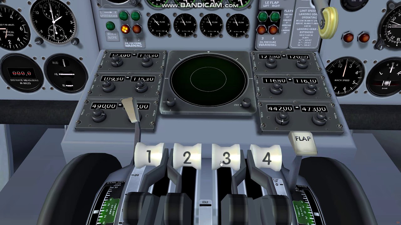 FlightGear 2018.3.1- Prepping a B707 For Departure(Cockpit Ops) - YouTube