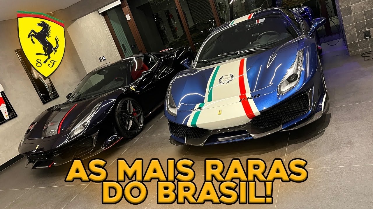 TODOS OS DETALHES DAS DUAS FERRARI 488 PISTA MAIS EXCLUSIVAS DO BRASIL ...