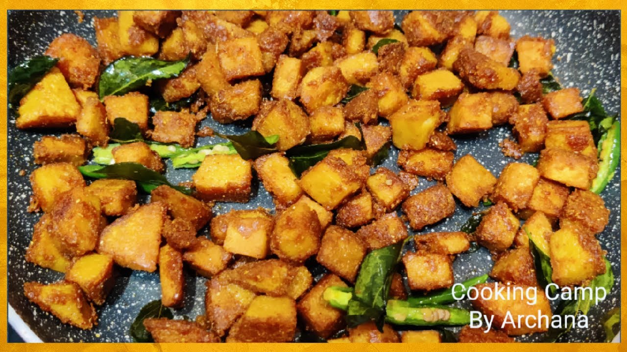 Spicy Yam Fry | Sennai Kilangu Fry | Suvarnagadde Fry | Suran Fry ...