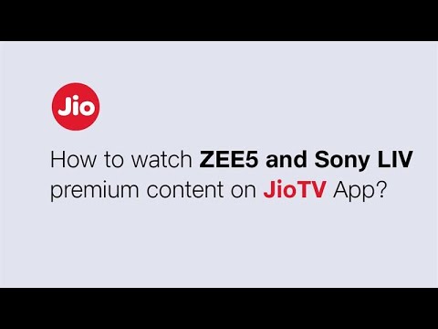 How to Watch Zee5 and Sony Liv Premium Content on JioTV App - YouTube