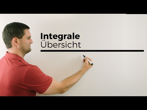 Integrale Übersicht: bestimmt, unbestimmt, uneigentlich, Integralfunktion | Mathe by Daniel Jung