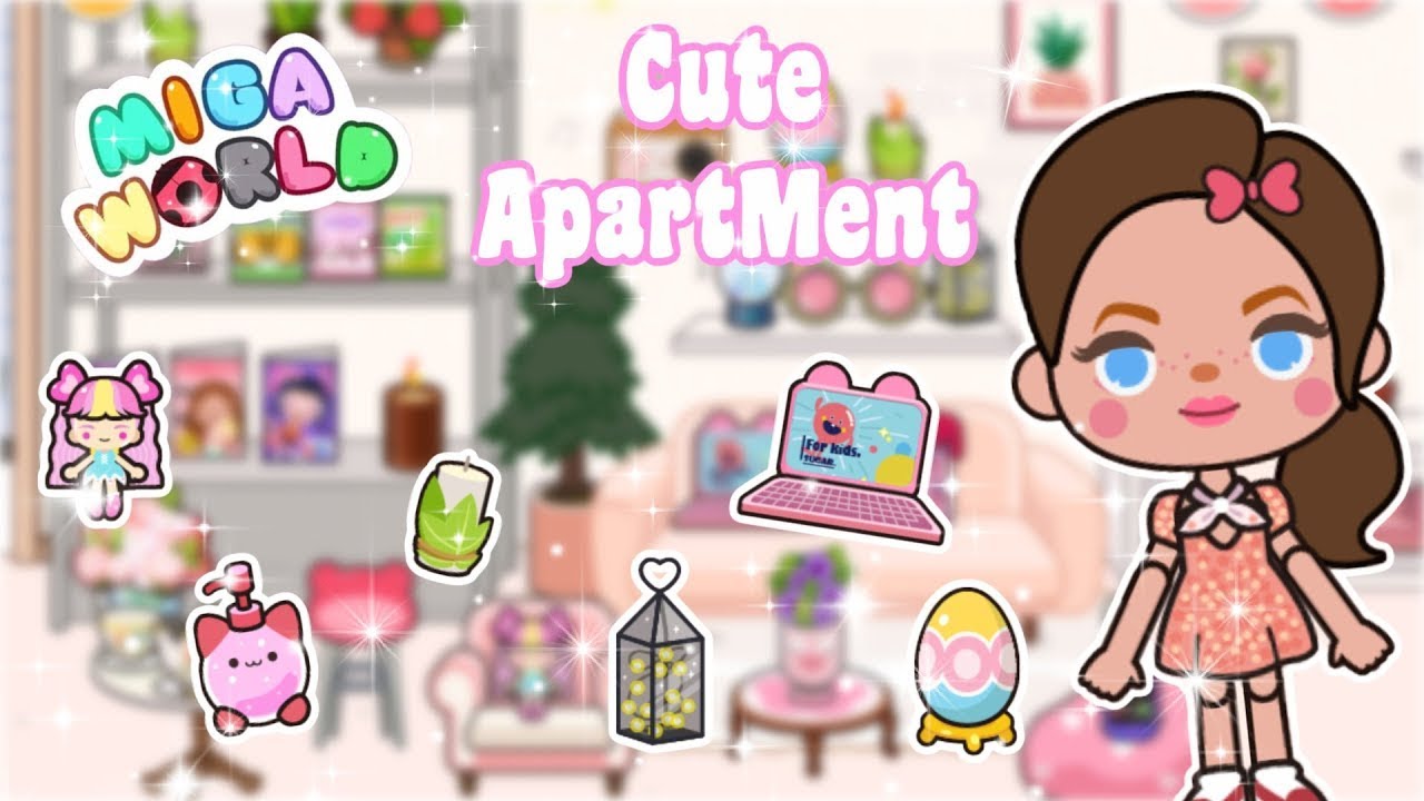 Cute Apartment Miga World Game - YouTube