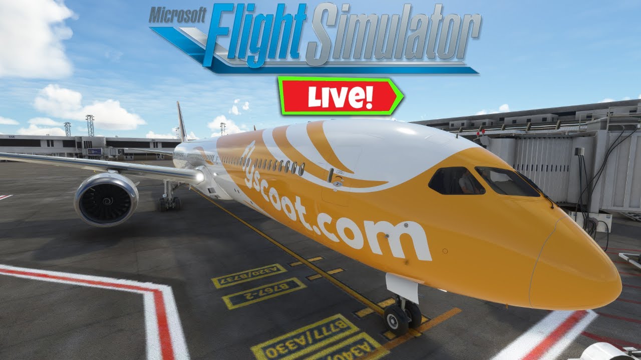 Microsoft Flight Simulator - FLY SCOOT THEY SAY! - YouTube
