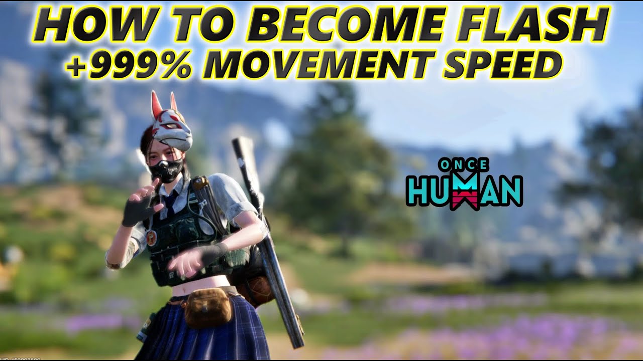 Once Human How To Become Flash! +1000% Movement Speed, Kill Enemy / Speedrun Any Silos Fast ...