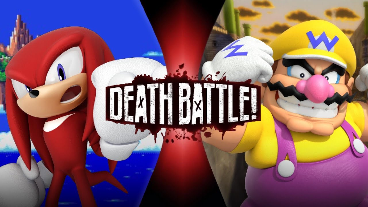 mugen knuckles the echidna vs wario - YouTube