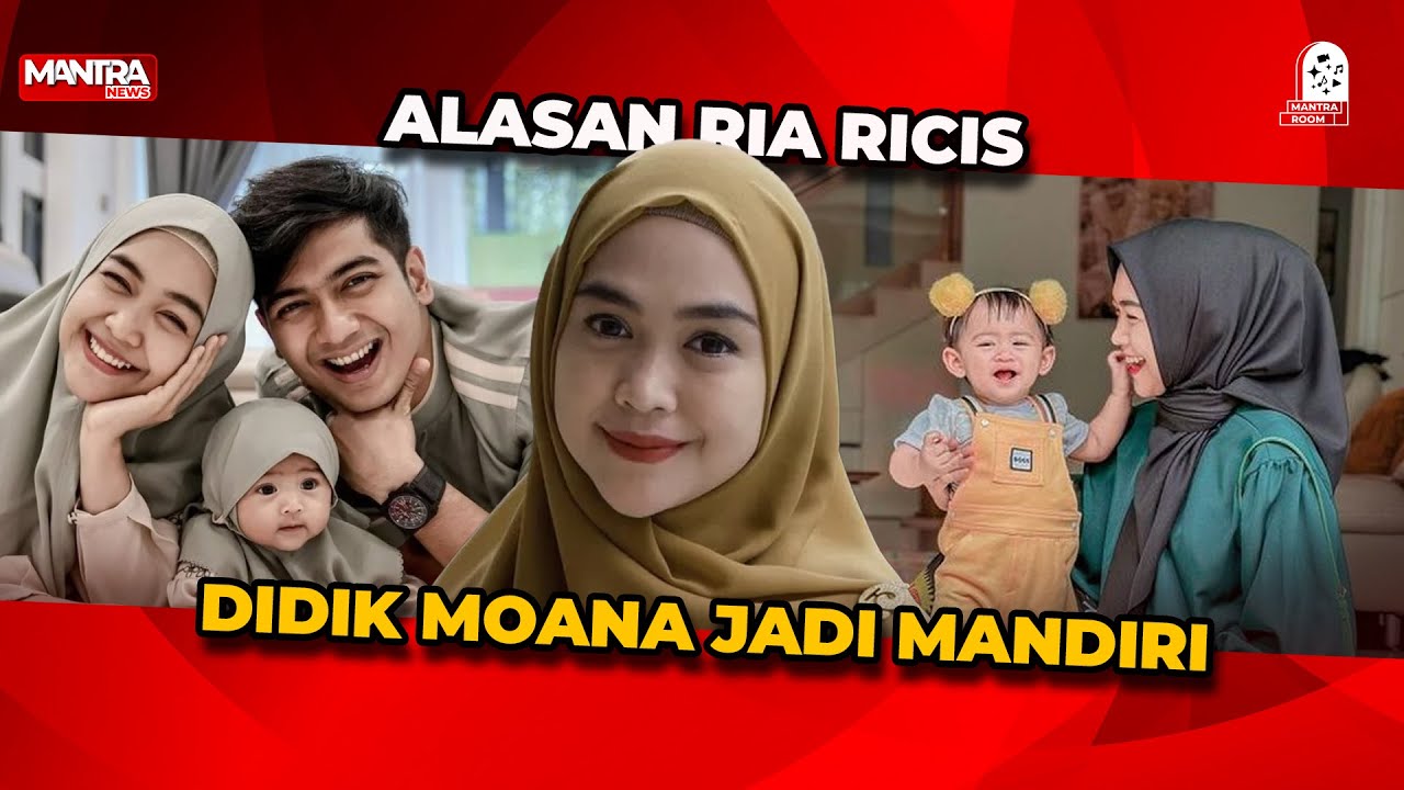 RIA RICIS AJARKAN MOANA BELAJAR MANDIRI SEJAK DINI - YouTube