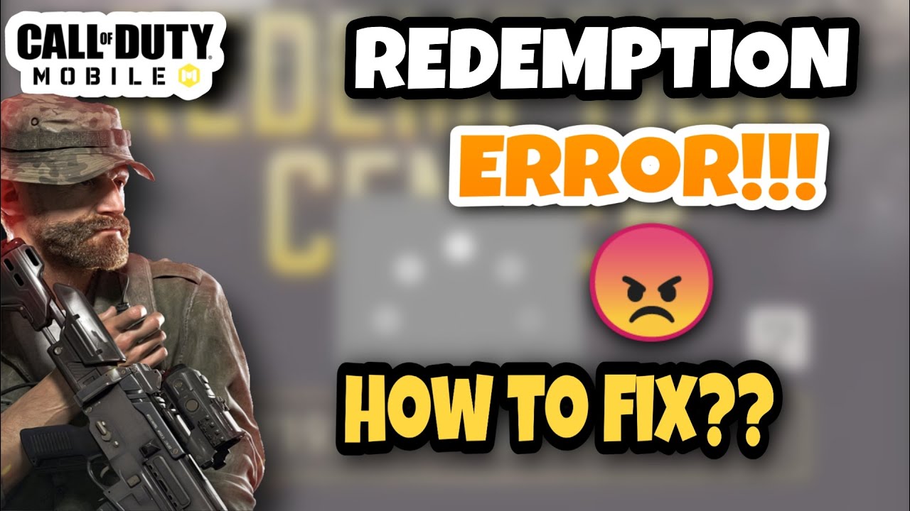 Redeem Center Is Not Working in Call of Duty Mobile || How to Fix ...