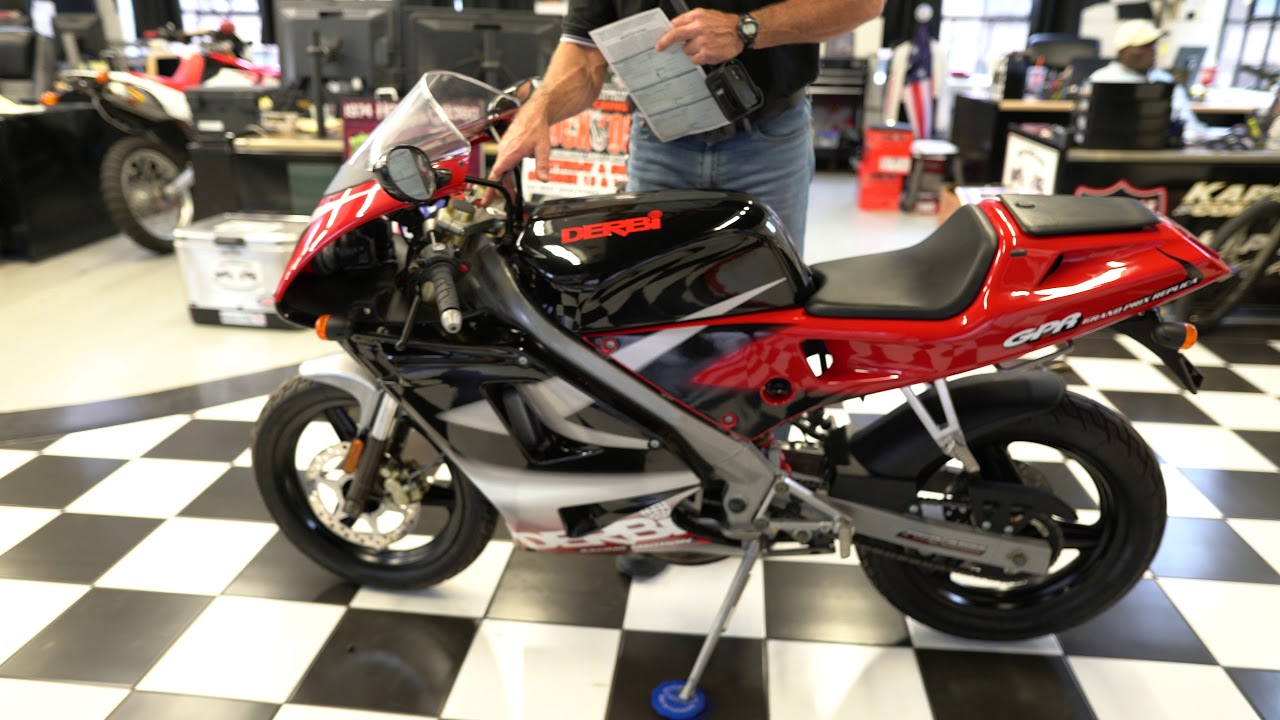 2001 Derbi GPR 50cc - YouTube