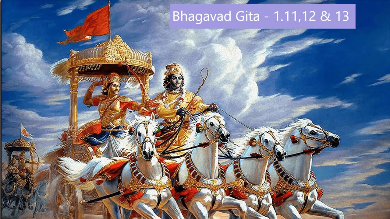Bhagavad Gita (As it is) Chapter One (Arjun Vishad Yog) Verses Eleven ...