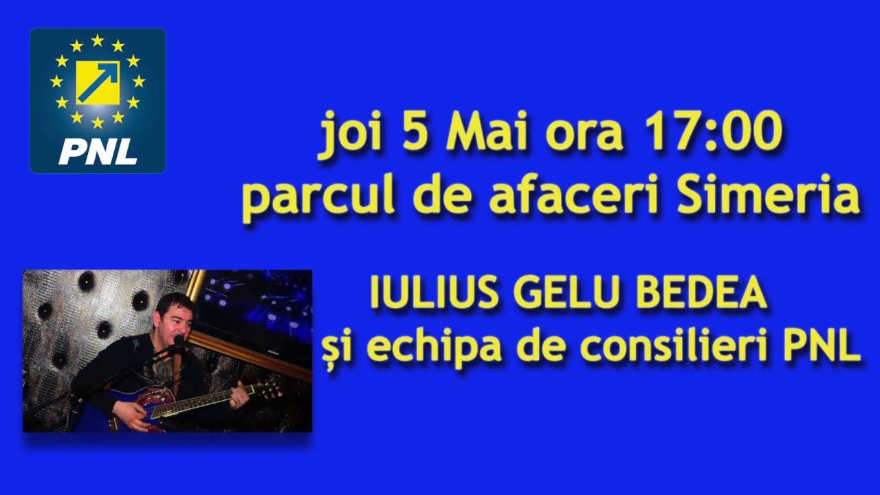 Lansare oficială candidat primar Simeria Iulius Gelu Bedea şi echipa de ...