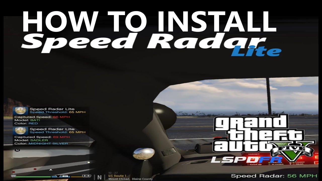 How To Easily Install Speed Radar Lite ( #LSPDFR ) GTA 5 Step By Step ...