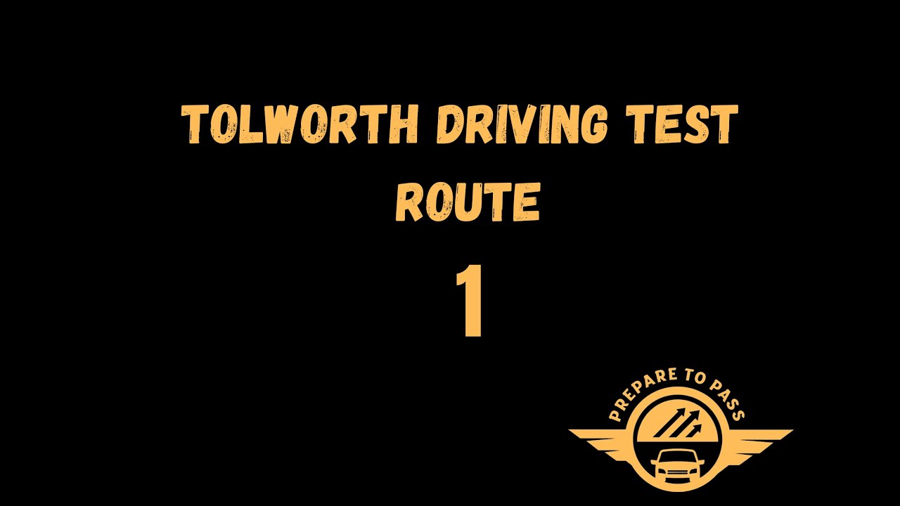 Tolworth Driving Test Route 1 Walkthrough | Prepare to Pass Driving ...