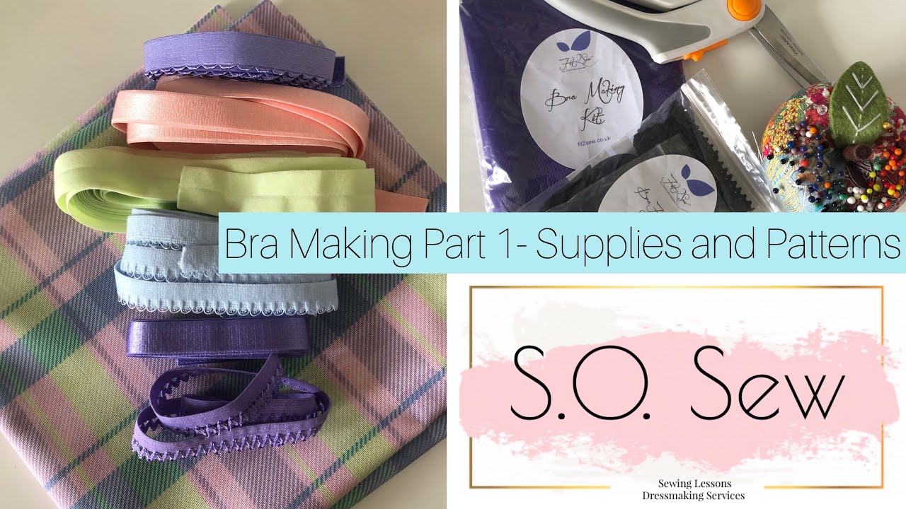 Bra Making Part 1 - YouTube