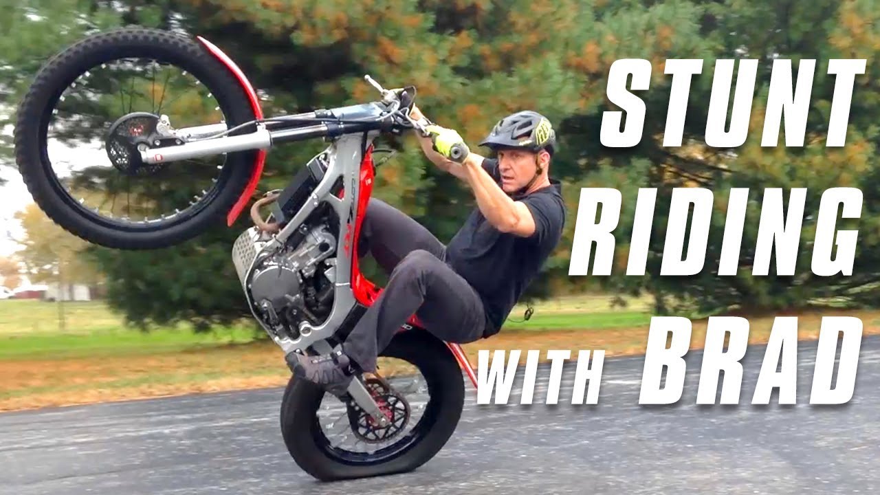 Motorcycle Stunt Riding with Brad Bennett from RealEncounter.org - YouTube