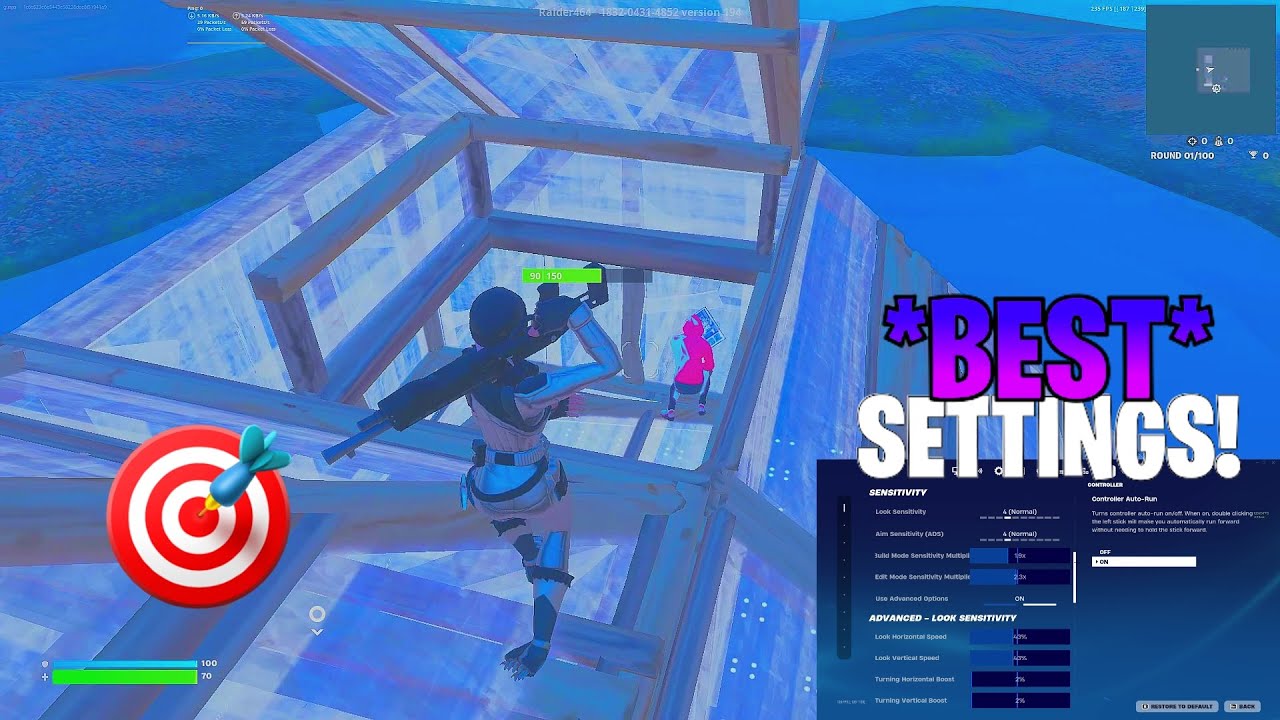 NEW *BEST* Controller Fortnite Settings LINEAR *AIMBOT/Piece Control ...