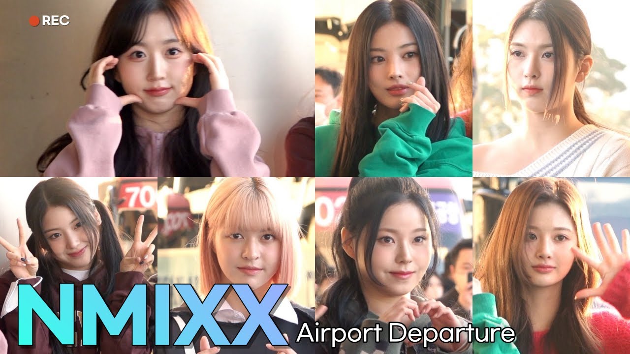 엔믹스(NMIXX) 김포공항 출국 | NMIXX Airport Departure - YouTube