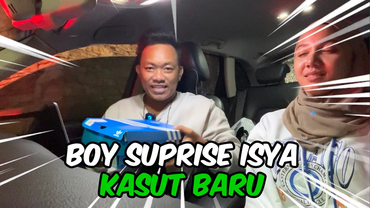 BOY SUPRISE FARISYA AZMAN ENTERPRISE KASUT BARU??? ISYA MENANGIS DAN ...