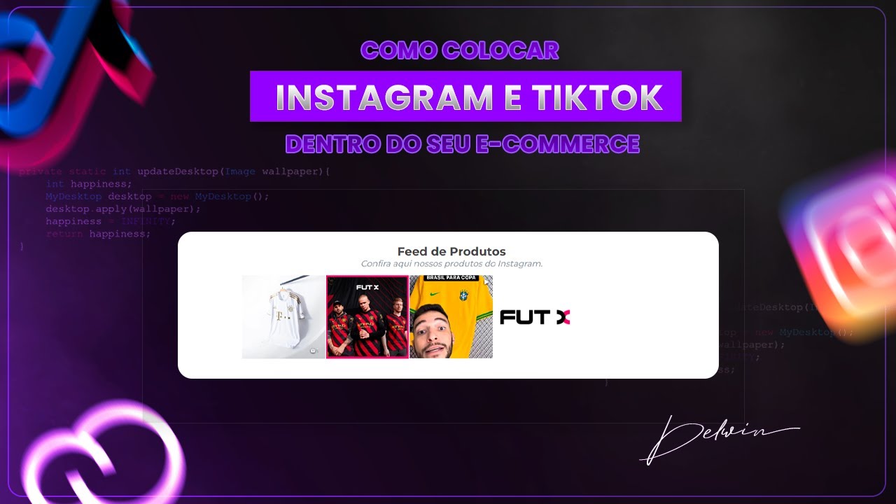 COMO COLOCAR O INSTAGRAM NA SUA LOJA VIRTUAL NUVEMSHOP E SHOPIFY - APP WIDGET - YouTube