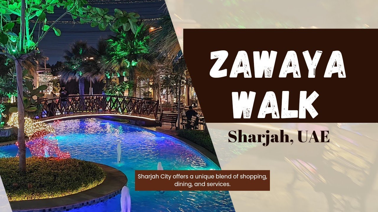 ZAWAYA WALK EVENING TOUR: Exploring Sharjah's Hidden Gem and Ultimate Destination | @Leenas YT ...