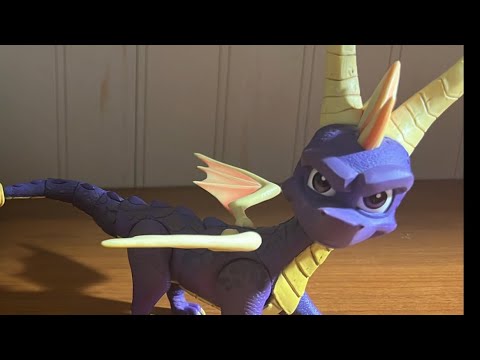Spyro stop motion test run - YouTube