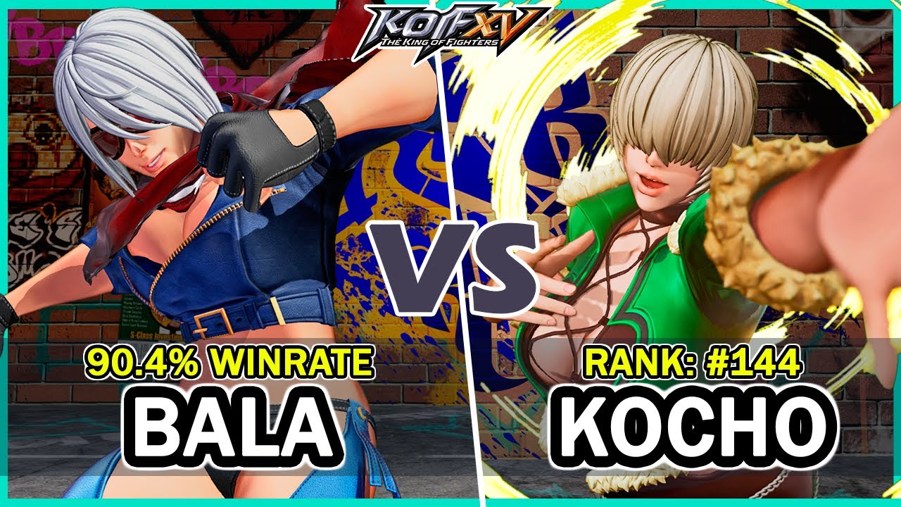 KOF XV 🔥 Bala (Robert/Ángel/K') vs Shinobu Kocho (Yashiro/Shermie/Clark ...