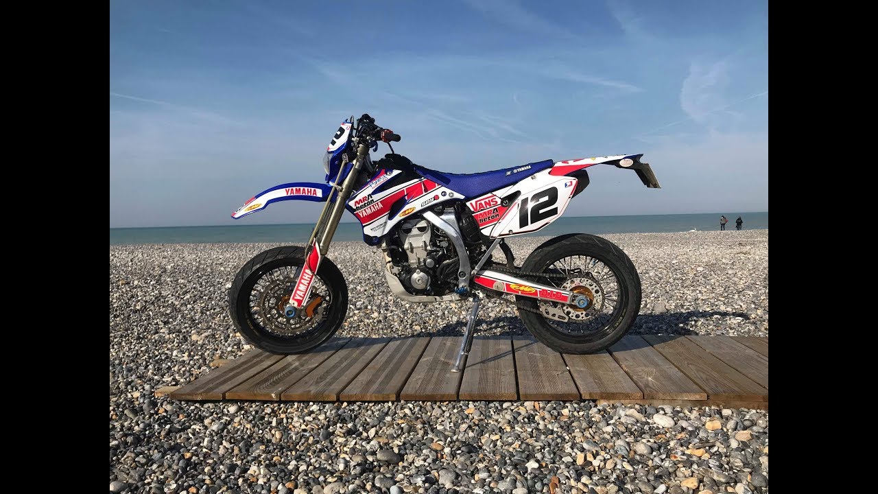 Yamaha WR450F 2009 Supermotard ! - YouTube