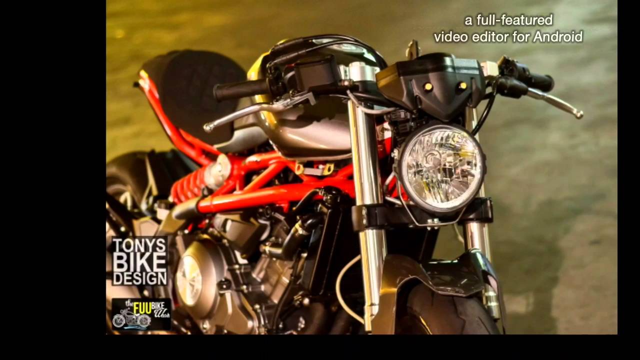 Benelli tnt300 Custom Cafe V15 - YouTube