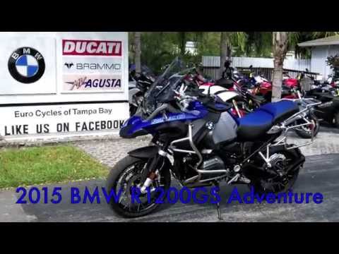 2015 BMW R1200GS Adventure Walkaround Video at Euro Cycles of Tampa Bay ...