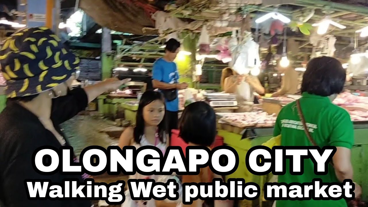 Walking at WET PUBLIC MARKET/OLONGAPO CITY - YouTube