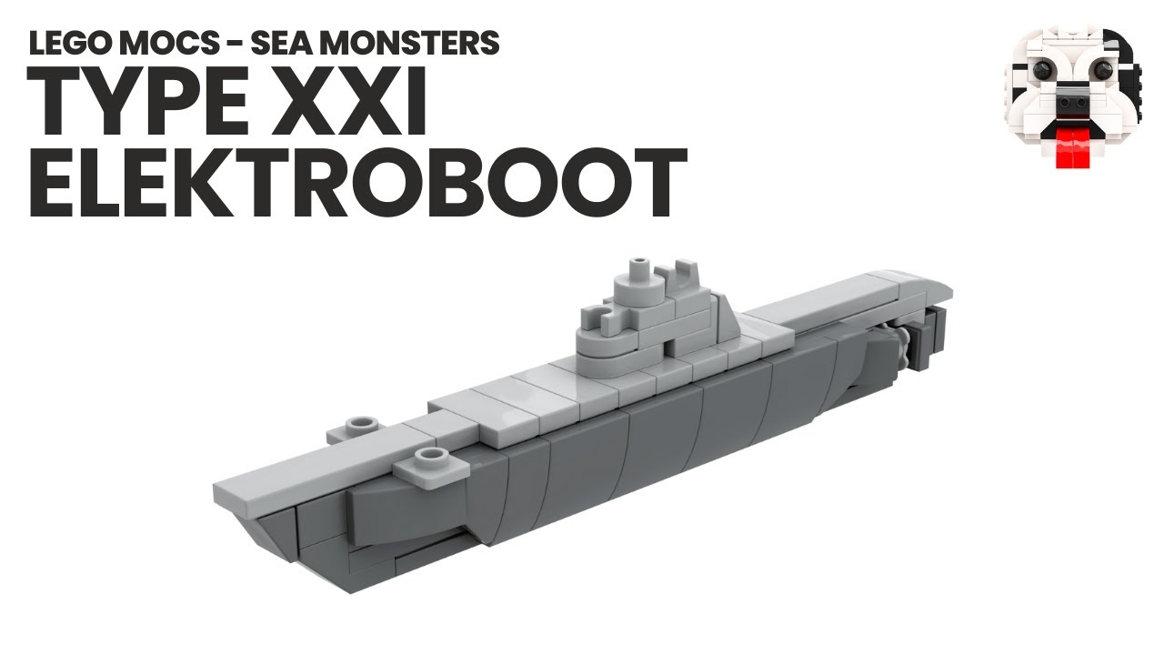 LEGO Type XXI Elektroboot Submarine MOC - YouTube