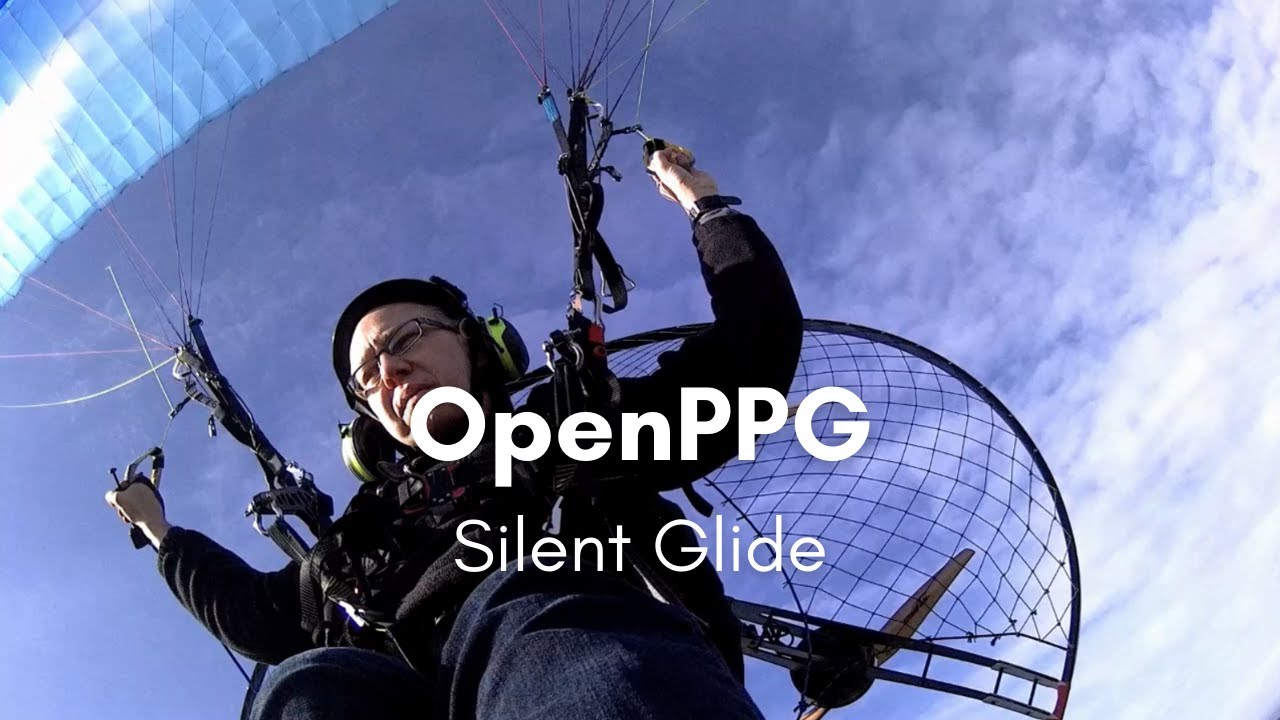 OpenPPG Electric Paramotor Silent Glide - YouTube