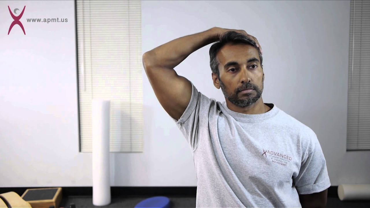 APMT Cervical Lateral Flexion Stretch - www.apmt.us - YouTube