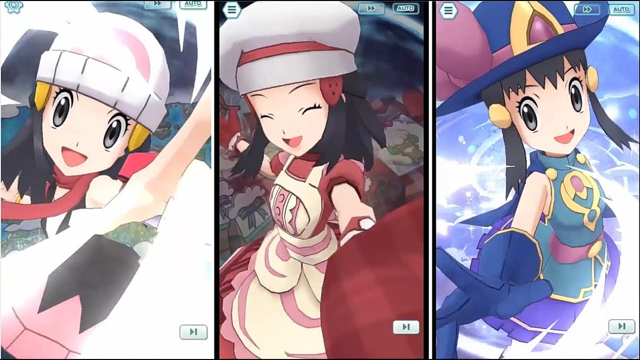 OG Dawn VS Dawn (Palentine's 2021) VS SS Dawn | Sync Move Side-by-side ...