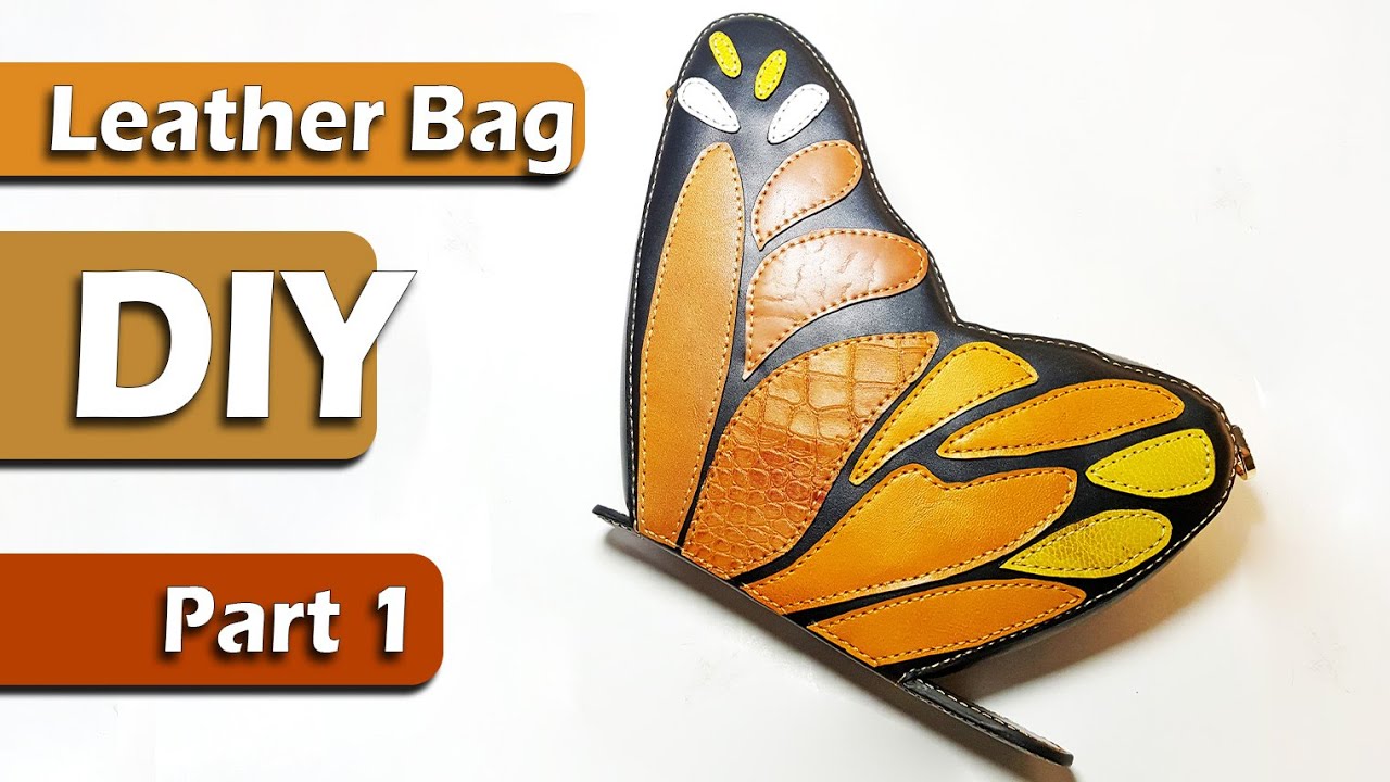 How To Make Butterfly Shaped Bag - YouTube
